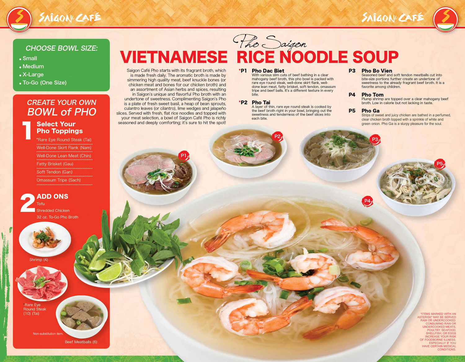 Menu – Saigon Cafe Atlanta Georgia