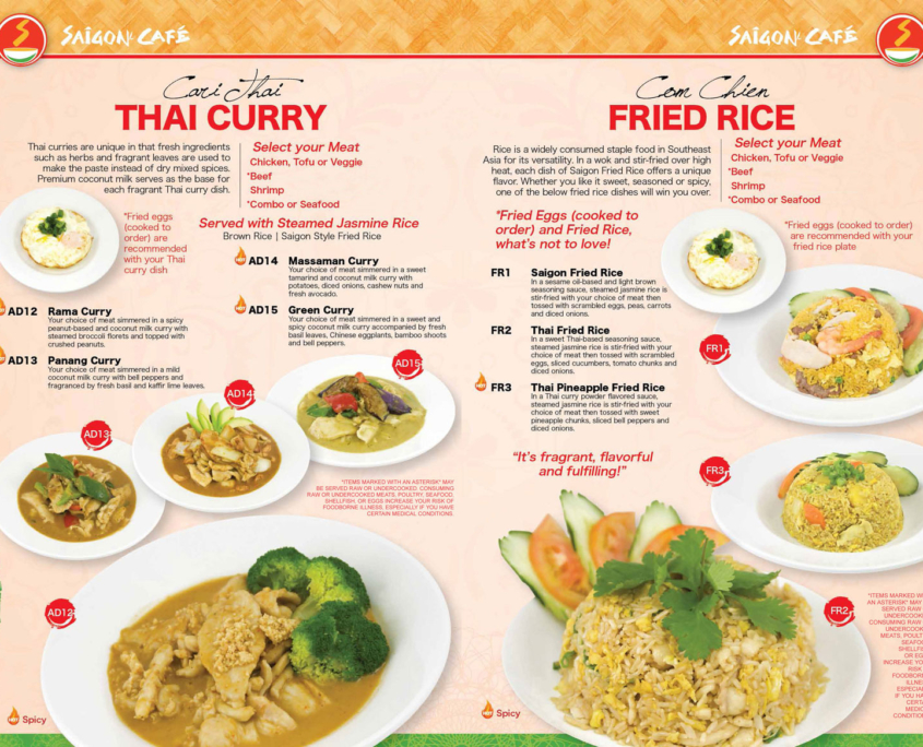 Menu – Saigon Cafe Atlanta Georgia